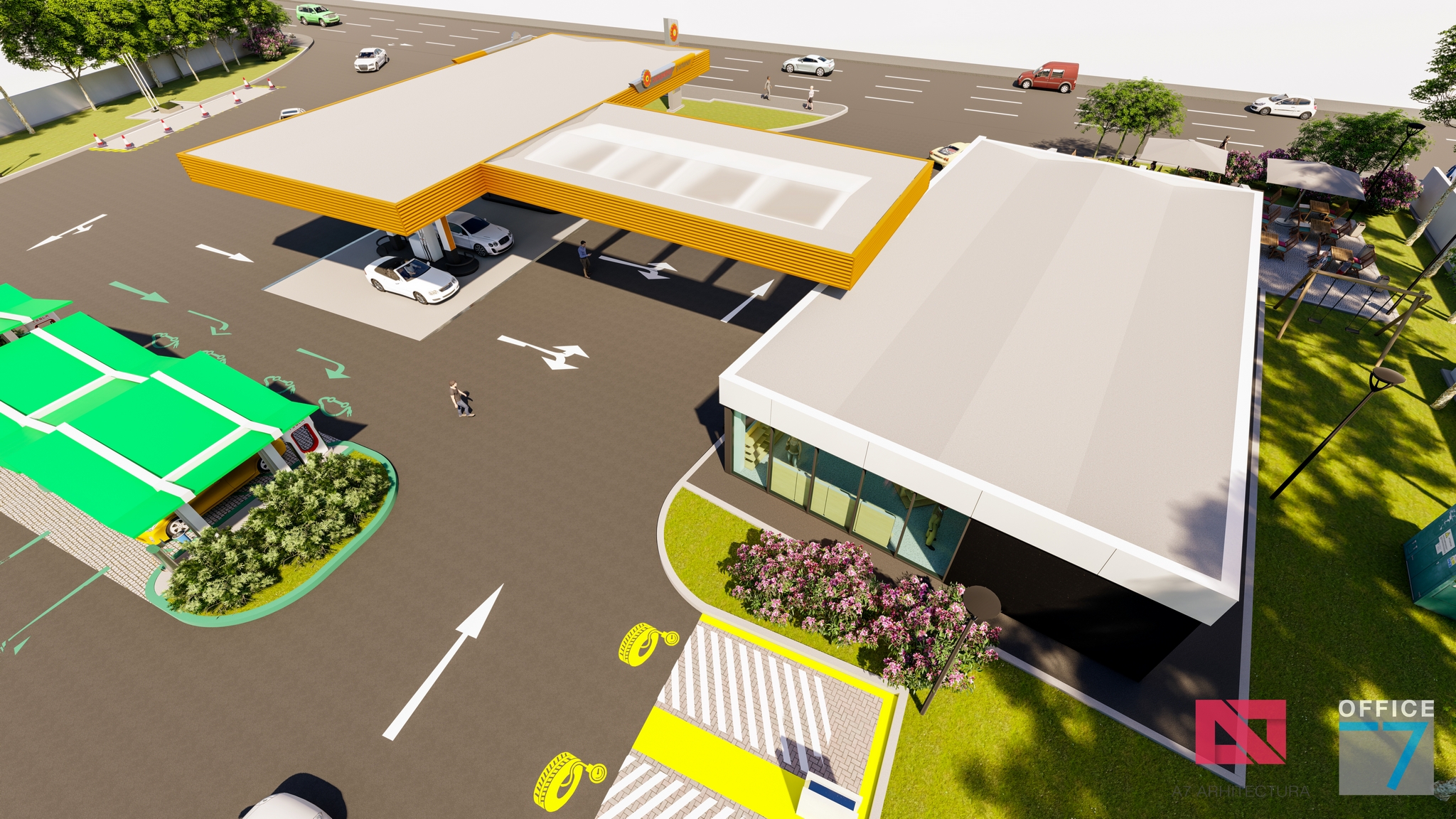 statie Caracal R1 – office 7 design studio